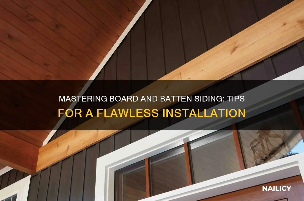 Mastering Board And Batten Siding: Tips For A Flawless Installation ...