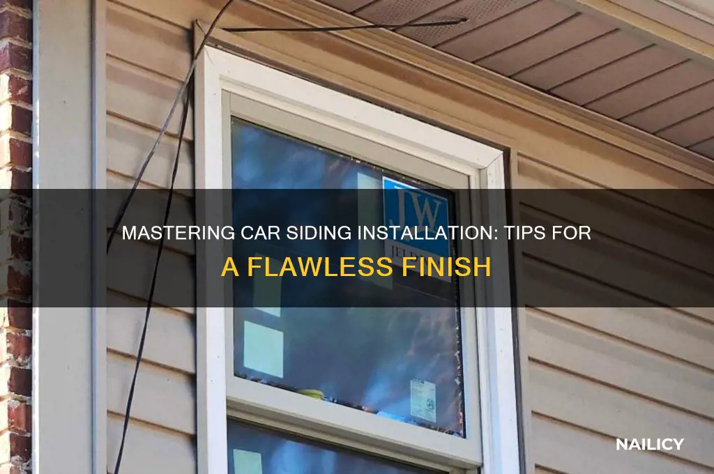 Mastering Car Siding Installation: Tips For A Flawless Finish | Nailicy