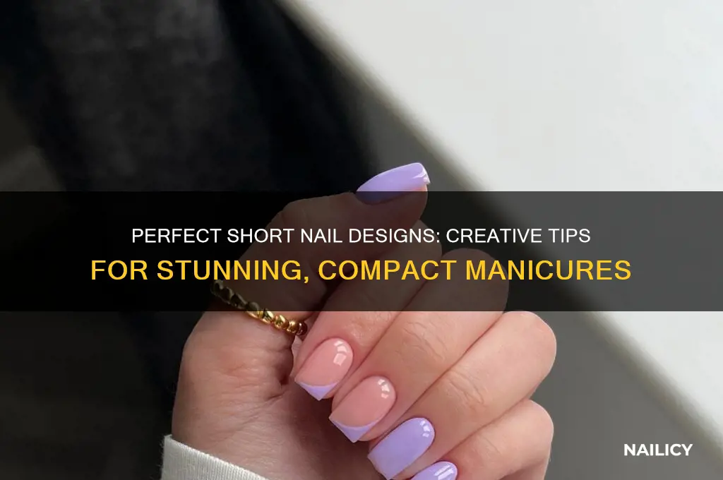Perfect Short Nail Designs: Creative Tips For Stunning, Compact ...