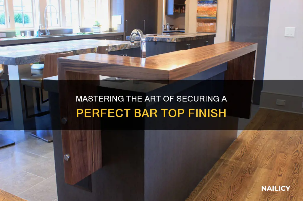 Mastering The Art Of Securing A Perfect Bar Top Finish | Nailicy