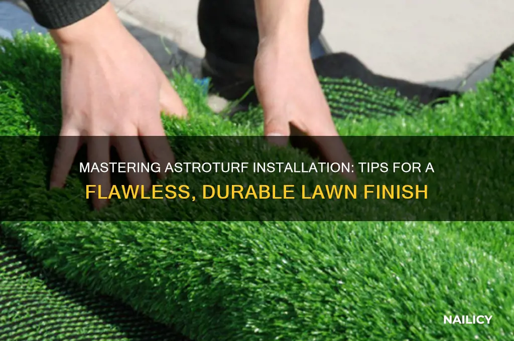 Mastering Astroturf Installation: Tips For A Flawless, Durable Lawn ...