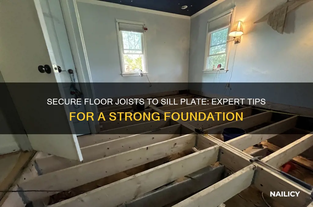 Secure Floor Joists To Sill Plate: Expert Tips For A Strong Foundation ...