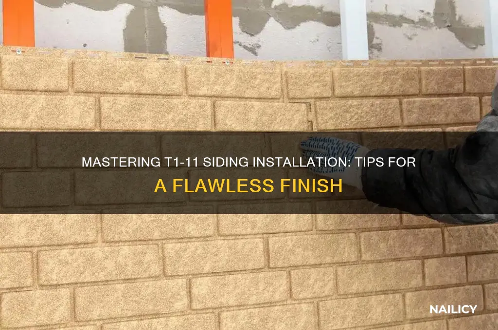 Mastering T1-11 Siding Installation: Tips For A Flawless Finish | Nailicy