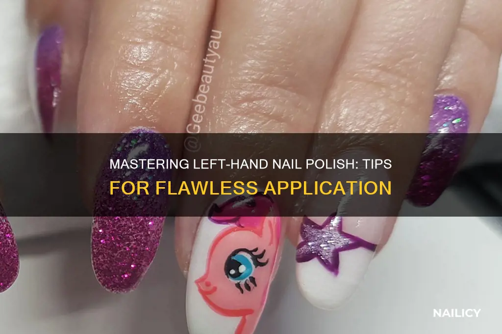 Mastering Left-Hand Nail Polish: Tips For Flawless Application | Nailicy