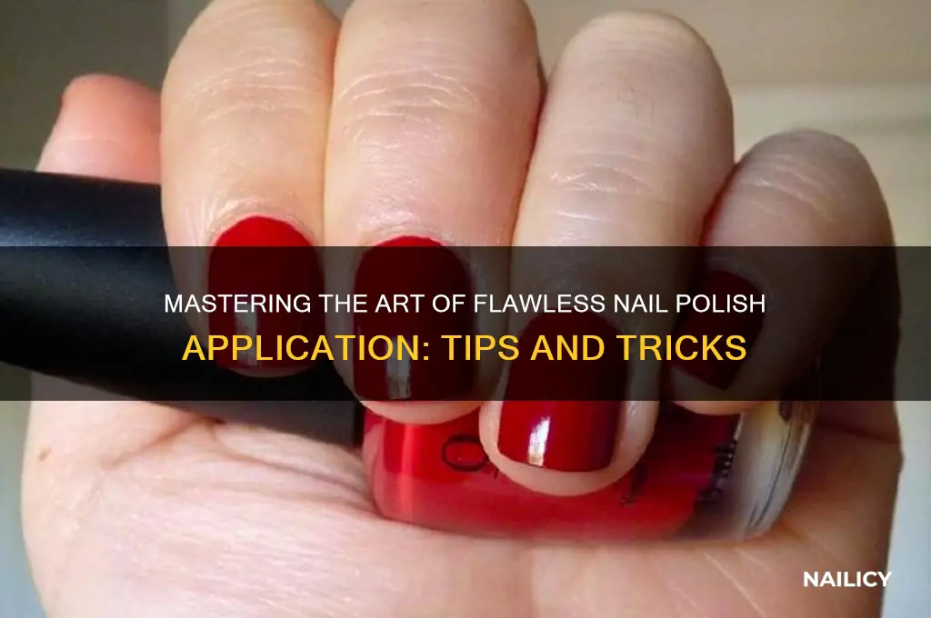 Mastering The Art Of Flawless Nail Polish Application: Tips And Tricks ...