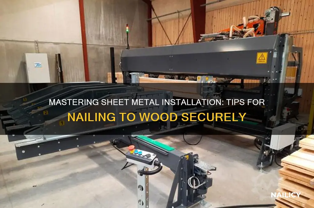 Mastering Sheet Metal Installation: Tips For Nailing To Wood Securely ...