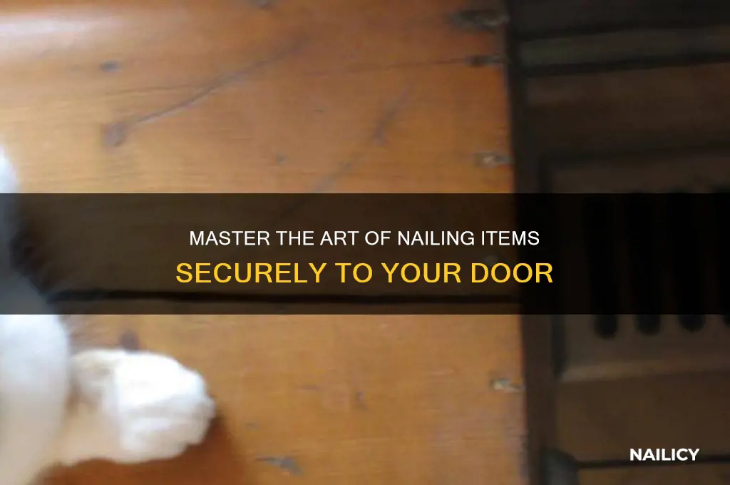 Master The Art Of Nailing Items Securely To Your Door | Nailicy