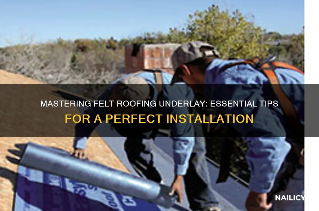 Mastering Felt Roofing Underlay: Essential Tips For A Perfect ...