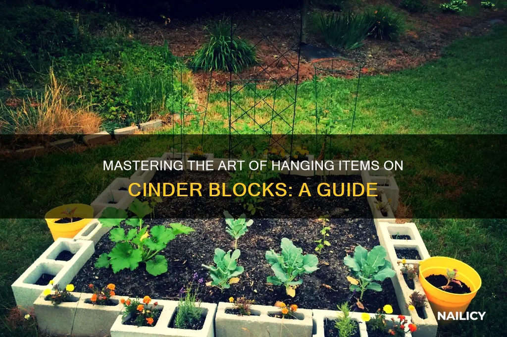 Mastering The Art Of Hanging Items On Cinder Blocks: A Guide | Nailicy