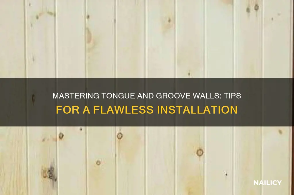 Mastering Tongue And Groove Walls: Tips For A Flawless Installation ...