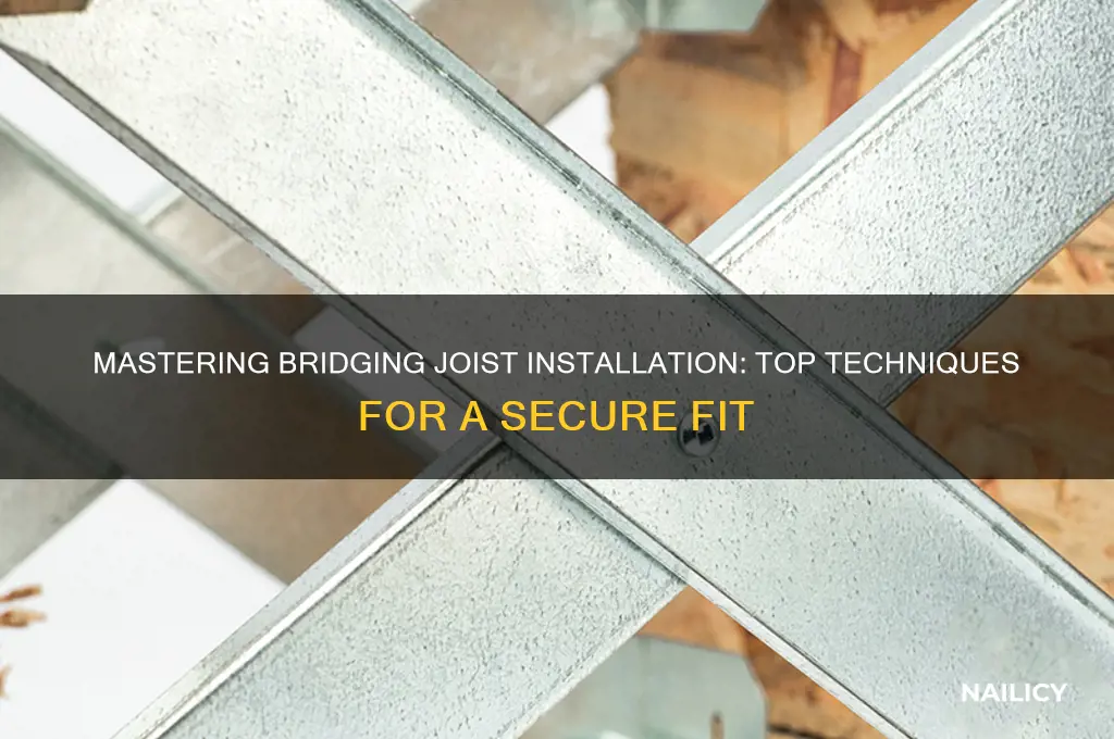 Mastering Bridging Joist Installation: Top Techniques For A Secure Fit ...