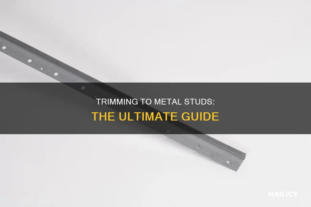 Trimming To Metal Studs: The Ultimate Guide | Nailicy