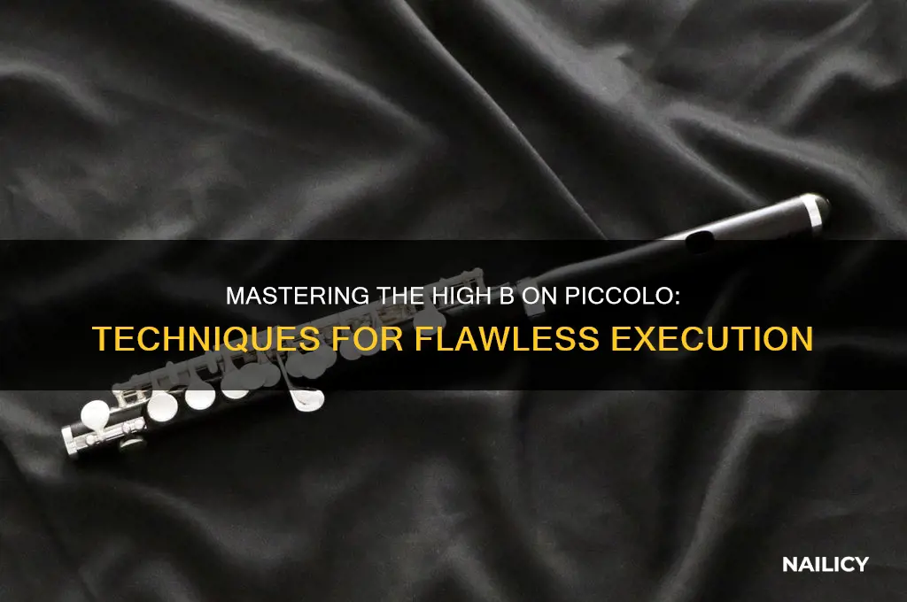 Mastering The High B On Piccolo: Techniques For Flawless Execution ...