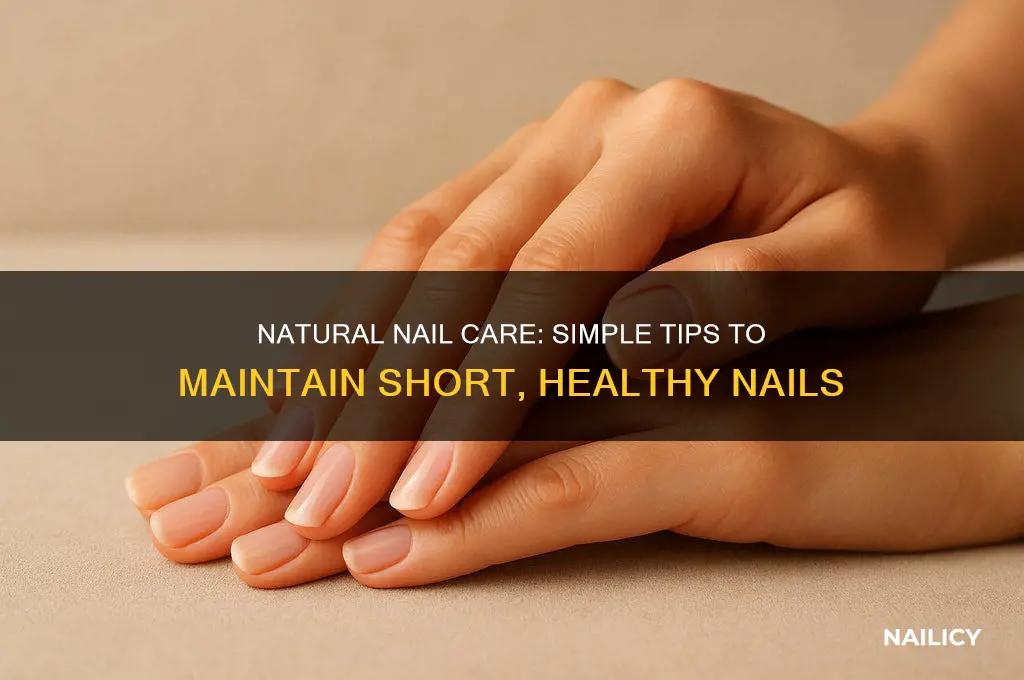 Natural Nail Care: Simple Tips To Maintain Short, Healthy Nails | Nailicy