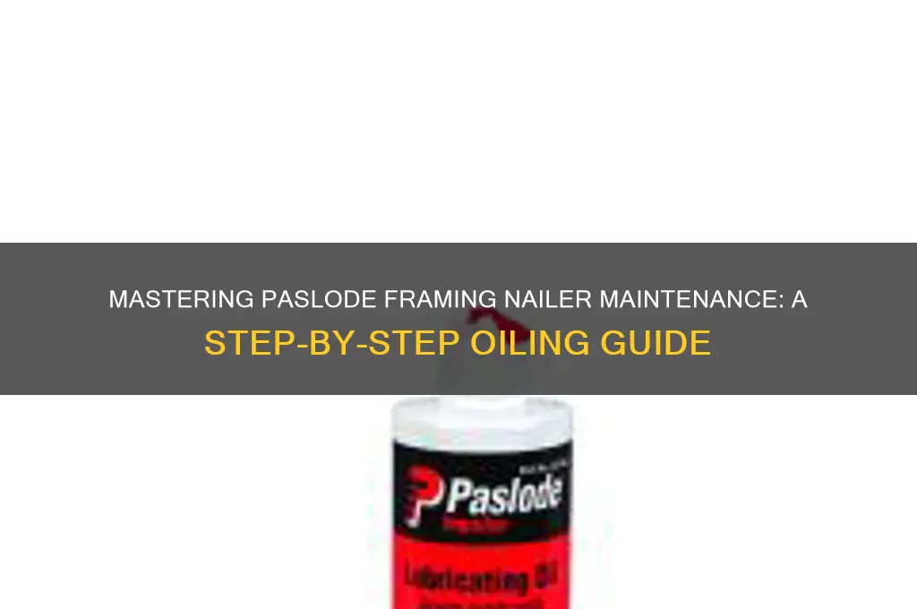 Mastering Paslode Framing Nailer Maintenance: A Step-By-Step Oiling ...