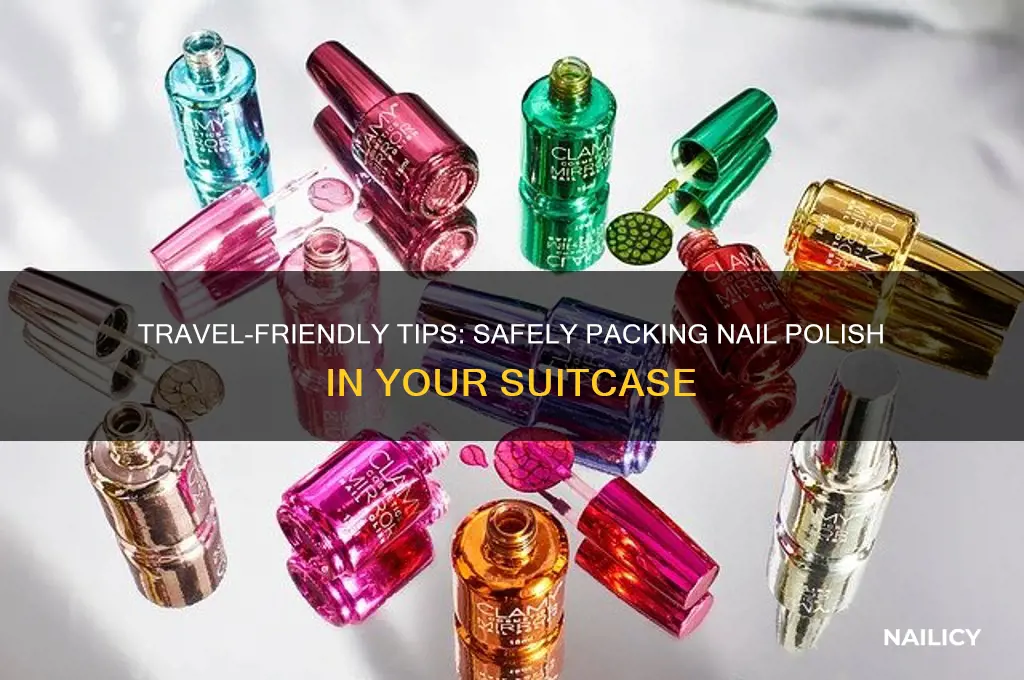 Travel-Friendly Tips: Safely Packing Nail Polish In Your Suitcase | Nailicy