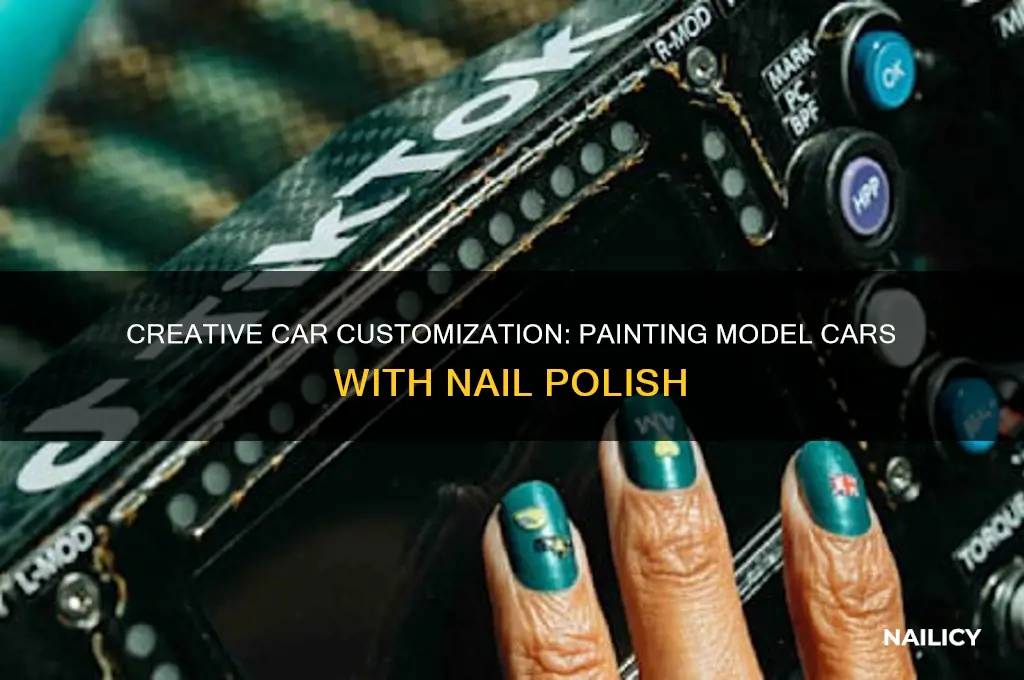 Creative Car Customization: Painting Model Cars With Nail Polish | Nailicy