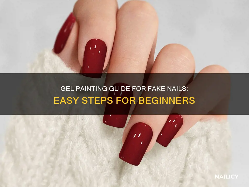 Gel Painting Guide For Fake Nails: Easy Steps For Beginners | Nailicy