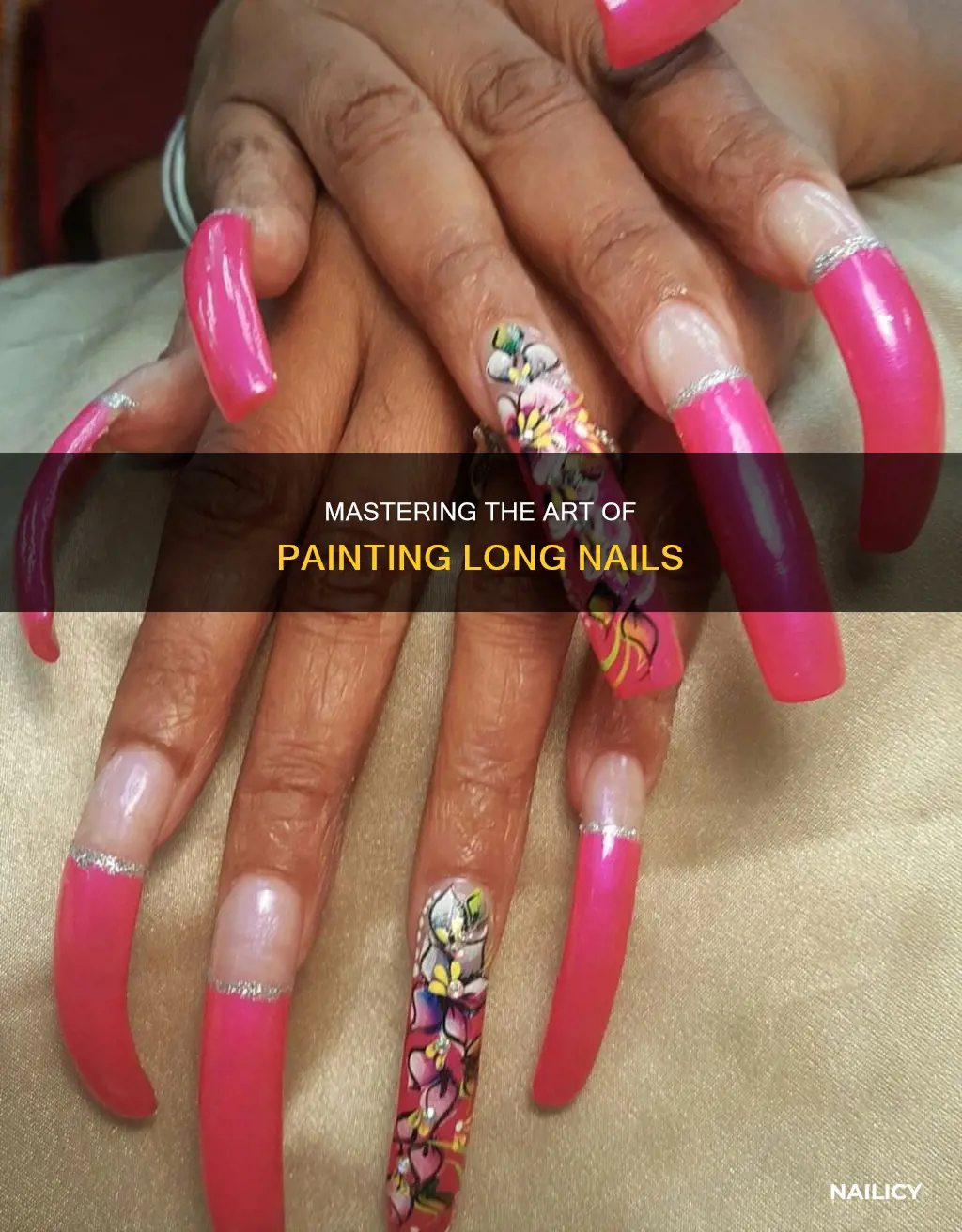 Mastering The Art Of Painting Long Nails | Nailicy