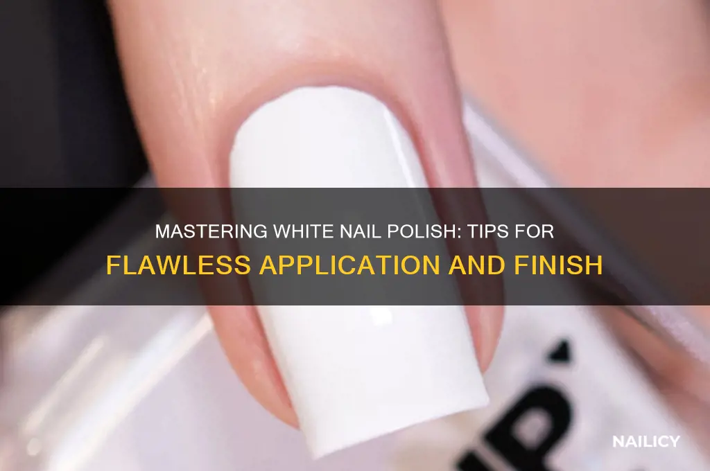 Mastering White Nail Polish: Tips For Flawless Application And Finish ...