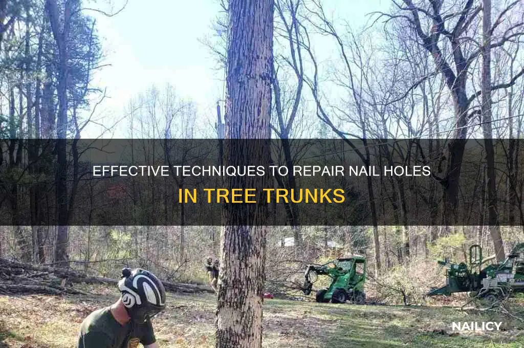 Effective Techniques To Repair Nail Holes In Tree Trunks | Nailicy