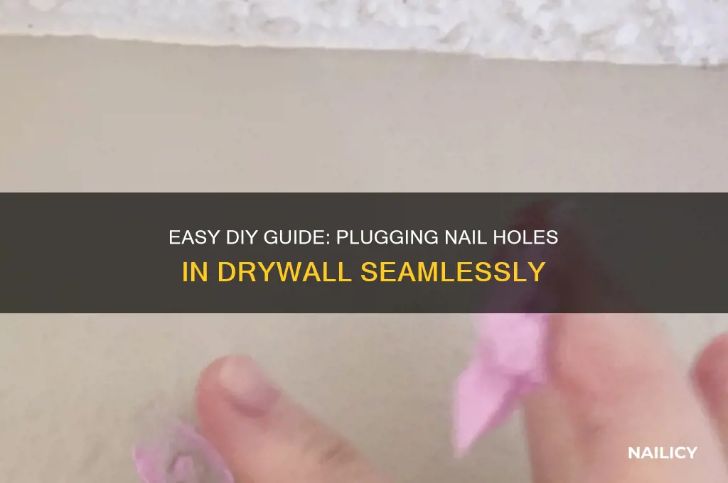Easy Diy Guide: Plugging Nail Holes In Drywall Seamlessly | Nailicy
