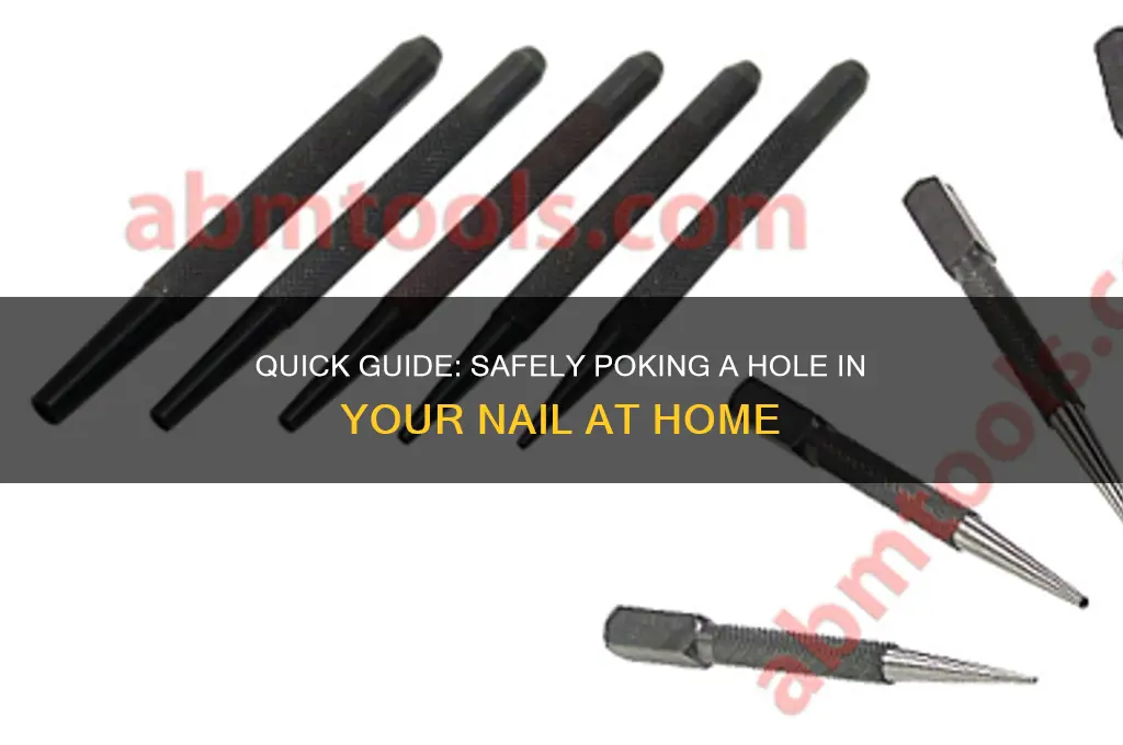 Quick Guide: Safely Poking A Hole In Your Nail At Home | Nailicy