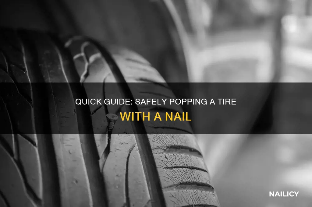 Quick Guide: Safely Popping A Tire With A Nail | Nailicy