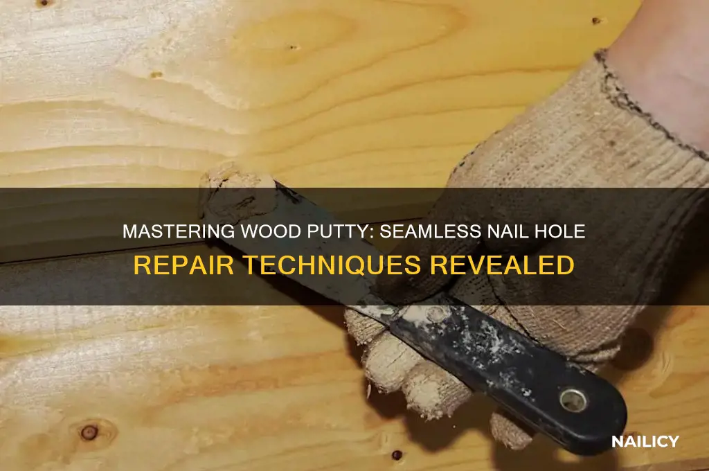Mastering Wood Putty: Seamless Nail Hole Repair Techniques Revealed ...
