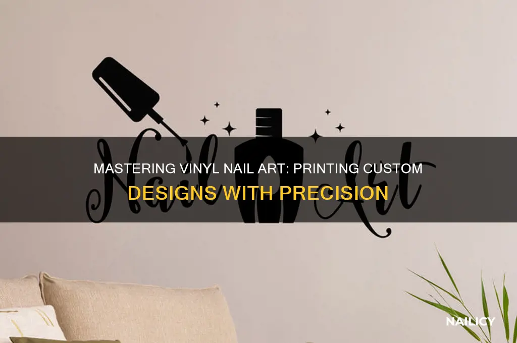 Mastering Vinyl Nail Art: Printing Custom Designs With Precision | Nailicy