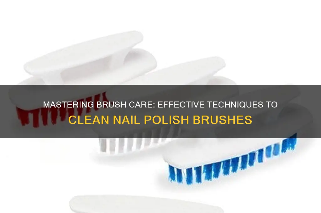 Mastering Brush Care: Effective Techniques To Clean Nail Polish Brushes ...