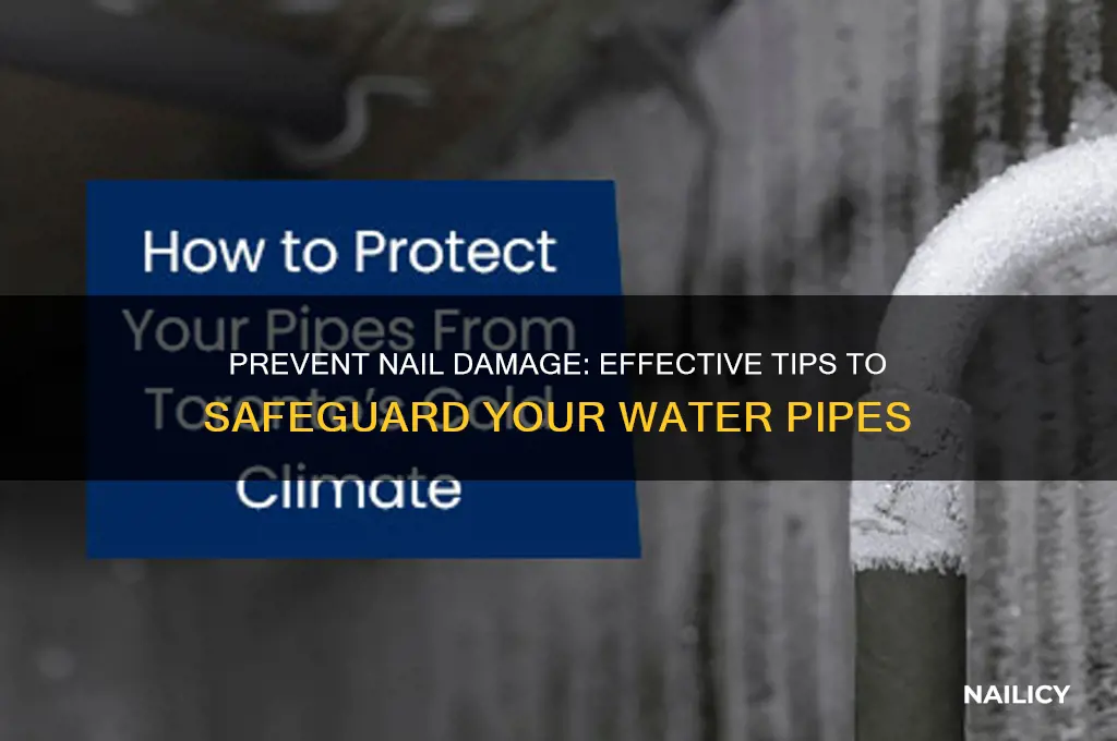 Prevent Nail Damage: Effective Tips To Safeguard Your Water Pipes | Nailicy