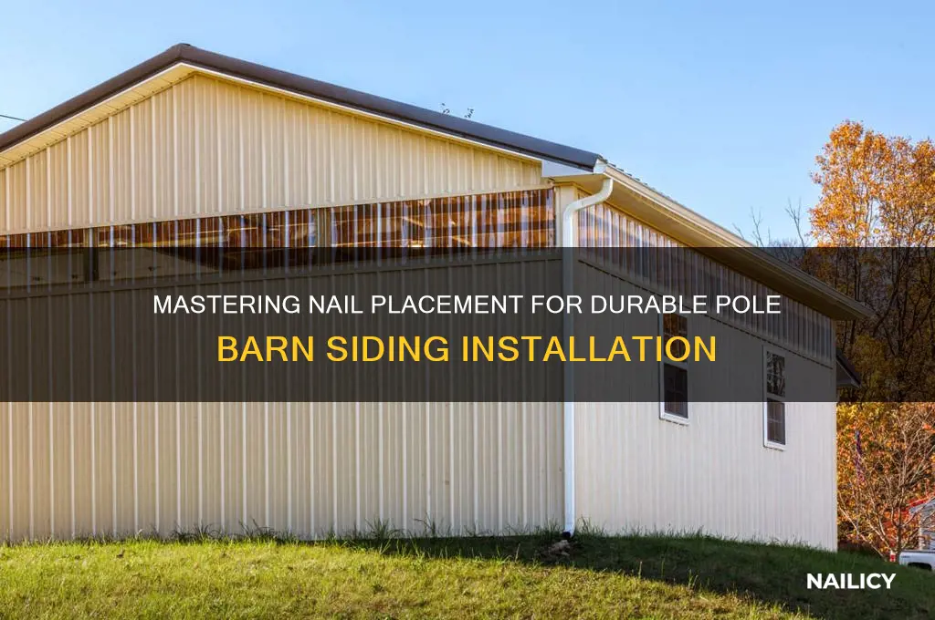 Mastering Nail Placement For Durable Pole Barn Siding Installation ...