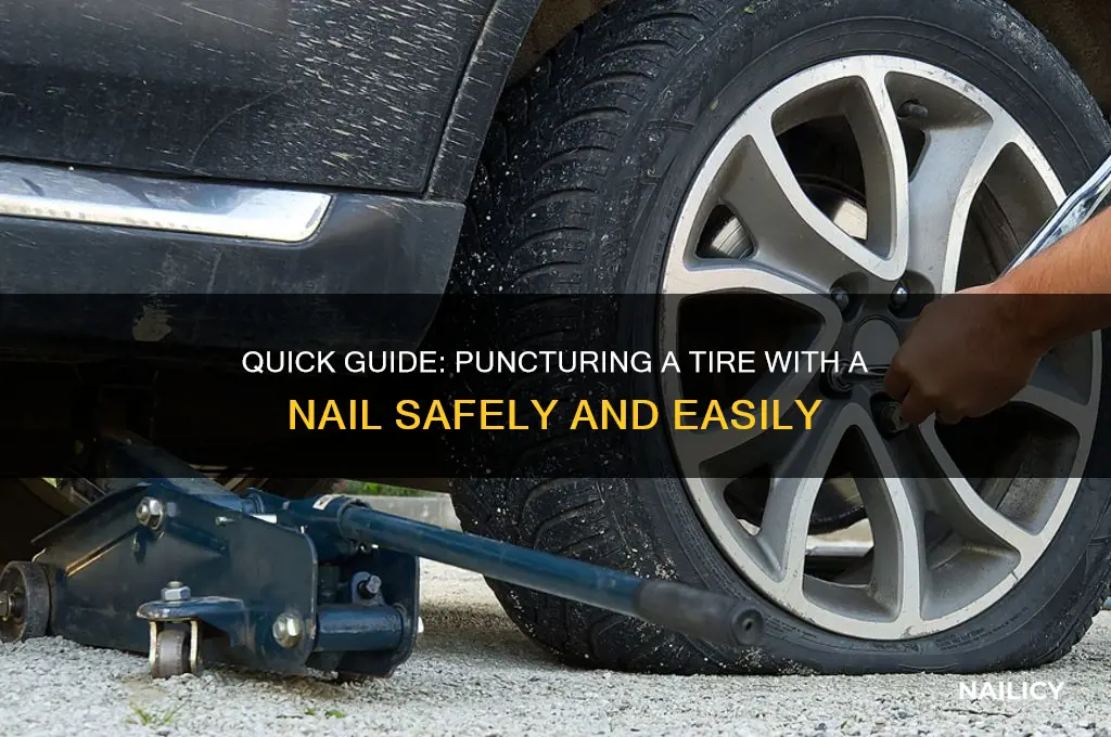 Quick Guide: Puncturing A Tire With A Nail Safely And Easily | Nailicy