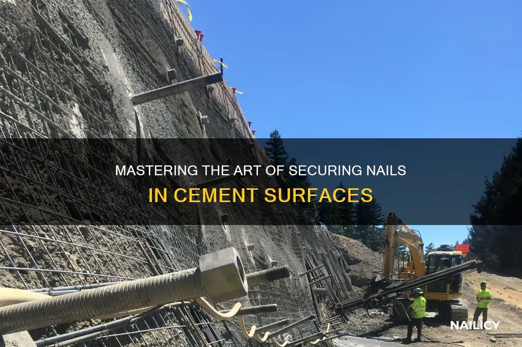 Mastering The Art Of Securing Nails In Cement Surfaces | Nailicy
