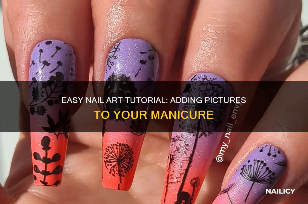 Easy Nail Art Tutorial: Adding Pictures To Your Manicure | Nailicy
