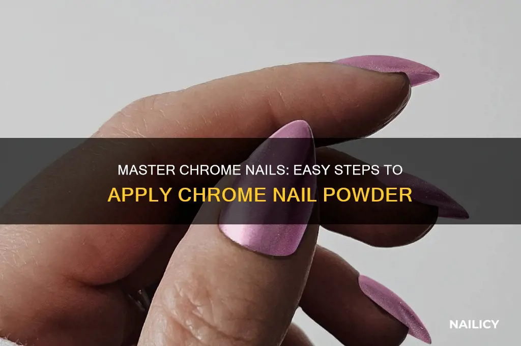 Master Chrome Nails: Easy Steps To Apply Chrome Nail Powder | Nailicy