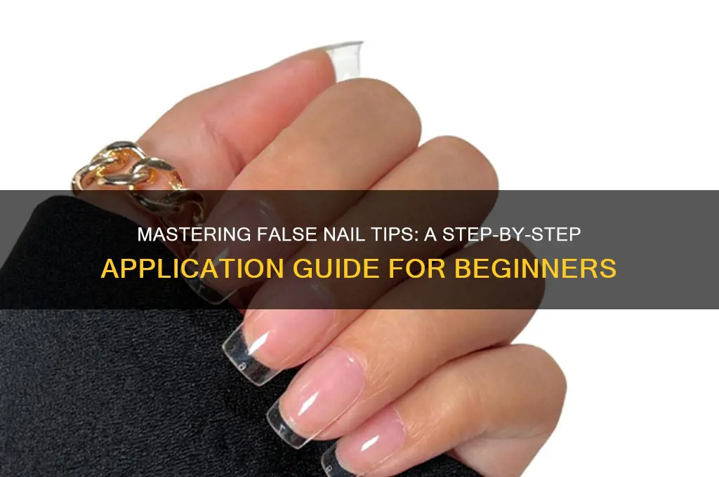 Mastering False Nail Tips: A Step-By-Step Application Guide For ...