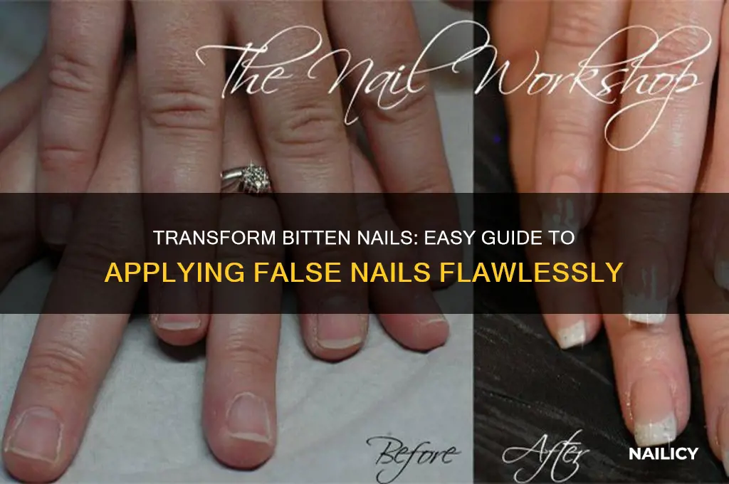 Transform Bitten Nails: Easy Guide To Applying False Nails Flawlessly ...