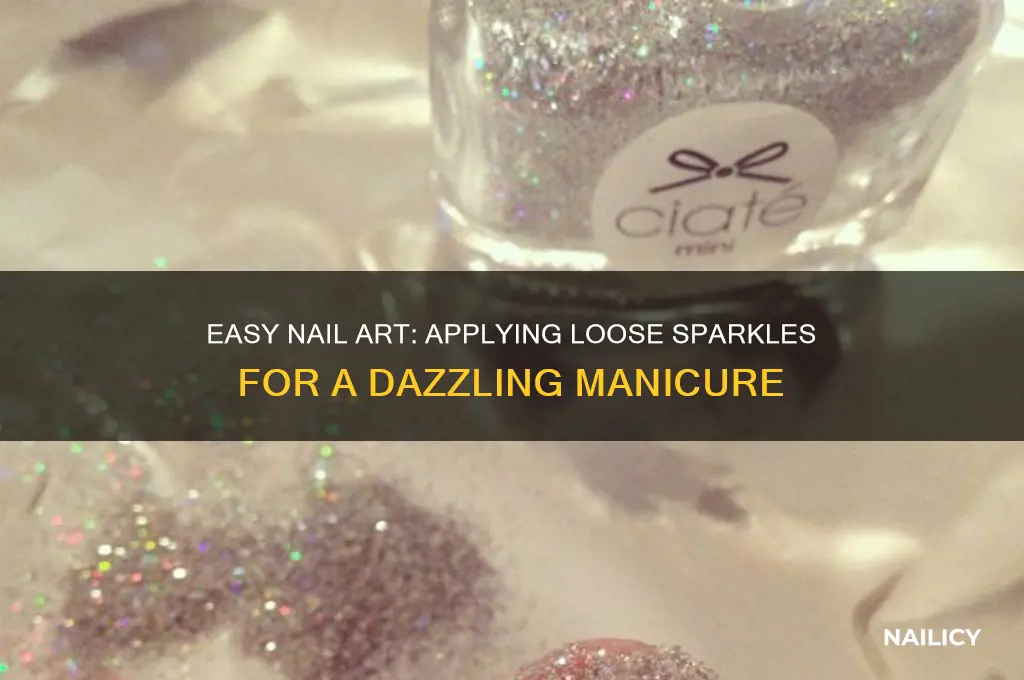 Easy Nail Art: Applying Loose Sparkles For A Dazzling Manicure | Nailicy