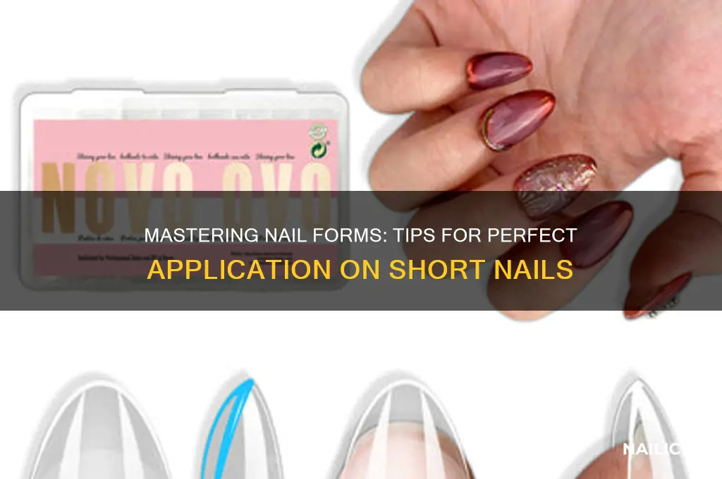 Mastering Nail Forms: Tips For Perfect Application On Short Nails | Nailicy