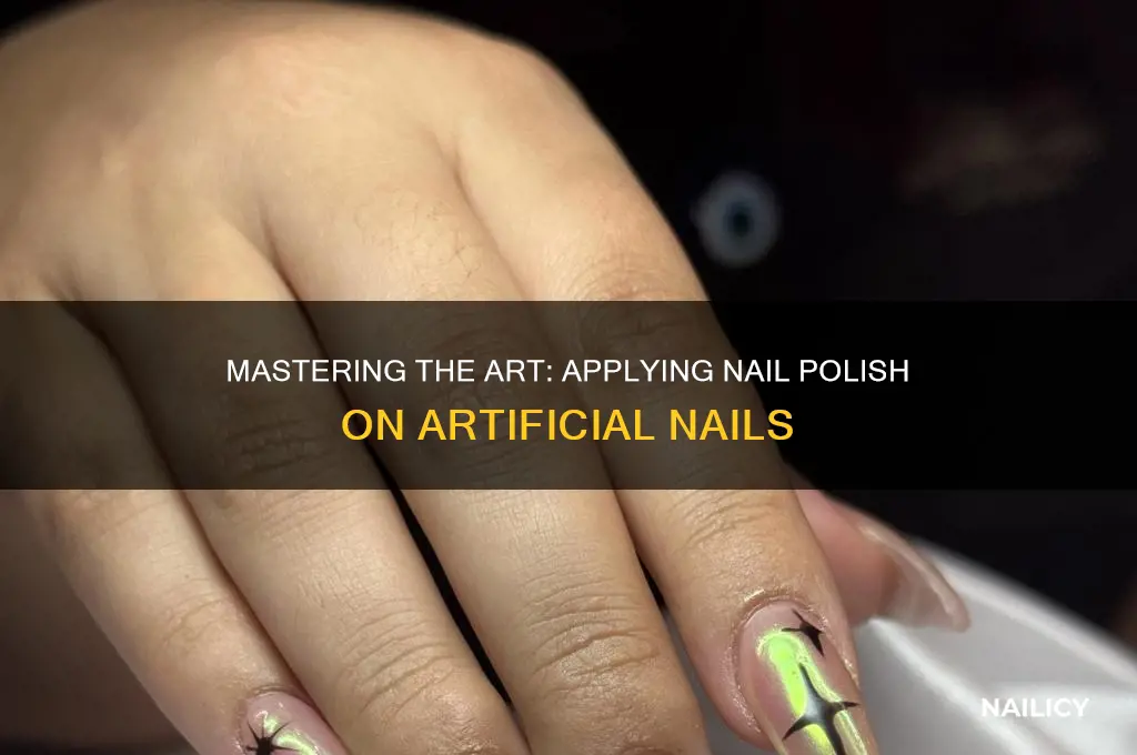 Mastering The Art: Applying Nail Polish On Artificial Nails | Nailicy