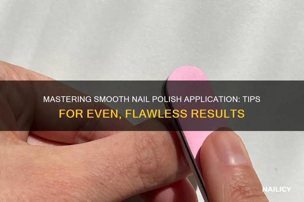 Mastering Smooth Nail Polish Application: Tips For Even, Flawless ...