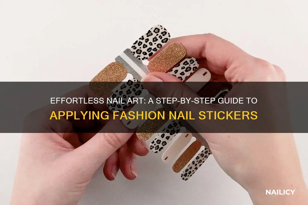 Effortless Nail Art: A Step-By-Step Guide To Applying Fashion Nail ...