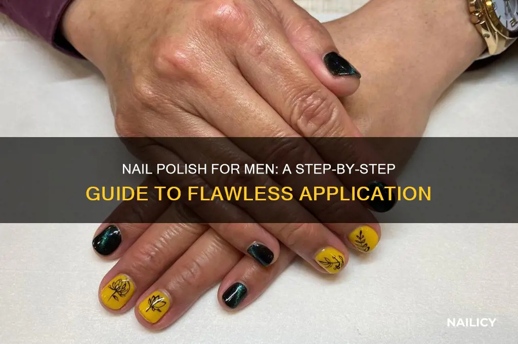 Nail Polish For Men: A Step-By-Step Guide To Flawless Application | Nailicy