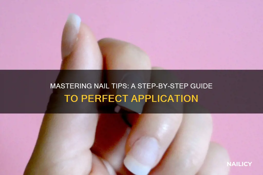 Mastering Nail Tips: A Step-By-Step Guide To Perfect Application | Nailicy