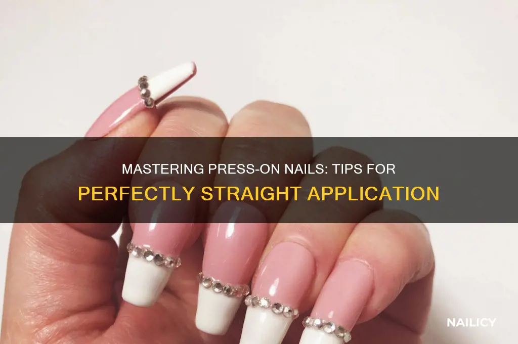 Mastering Press-On Nails: Tips For Perfectly Straight Application | Nailicy