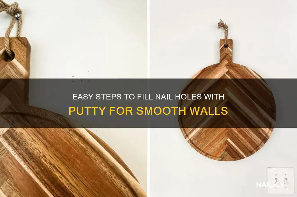 Easy Steps To Fill Nail Holes With Putty For Smooth Walls | Nailicy