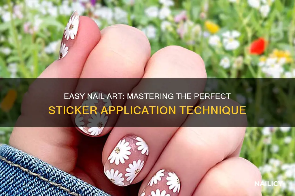 Easy Nail Art: Mastering The Perfect Sticker Application Technique ...
