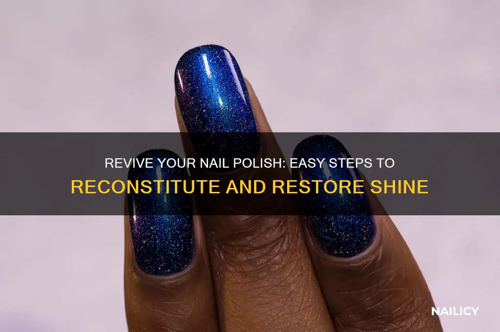 Revive Your Nail Polish: Easy Steps To Reconstitute And Restore Shine ...